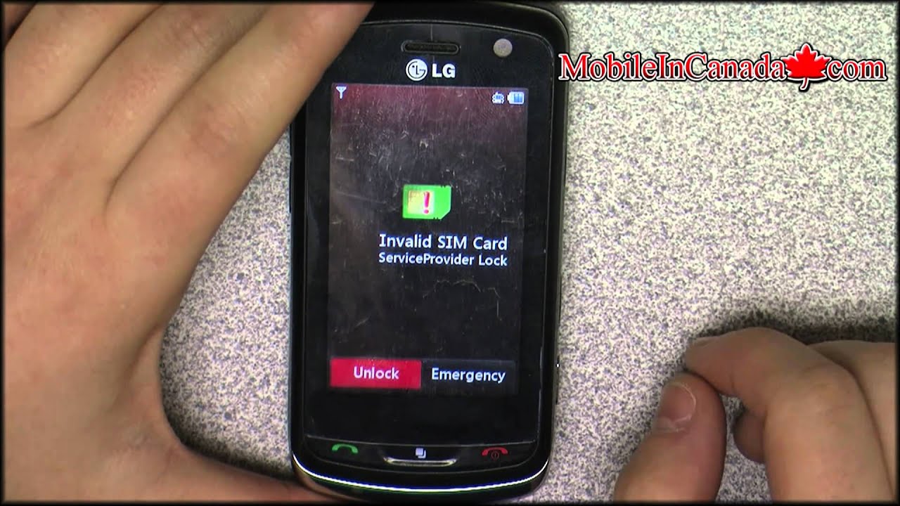 How to enter unlock code on LG Xenon GR500 From Fido - www ...