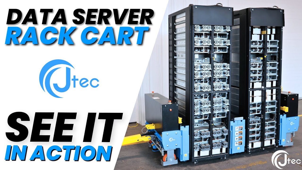 Jtec's NEW Data Server Rack Cart - ORV2/ORV3 Compatible - YouTube
