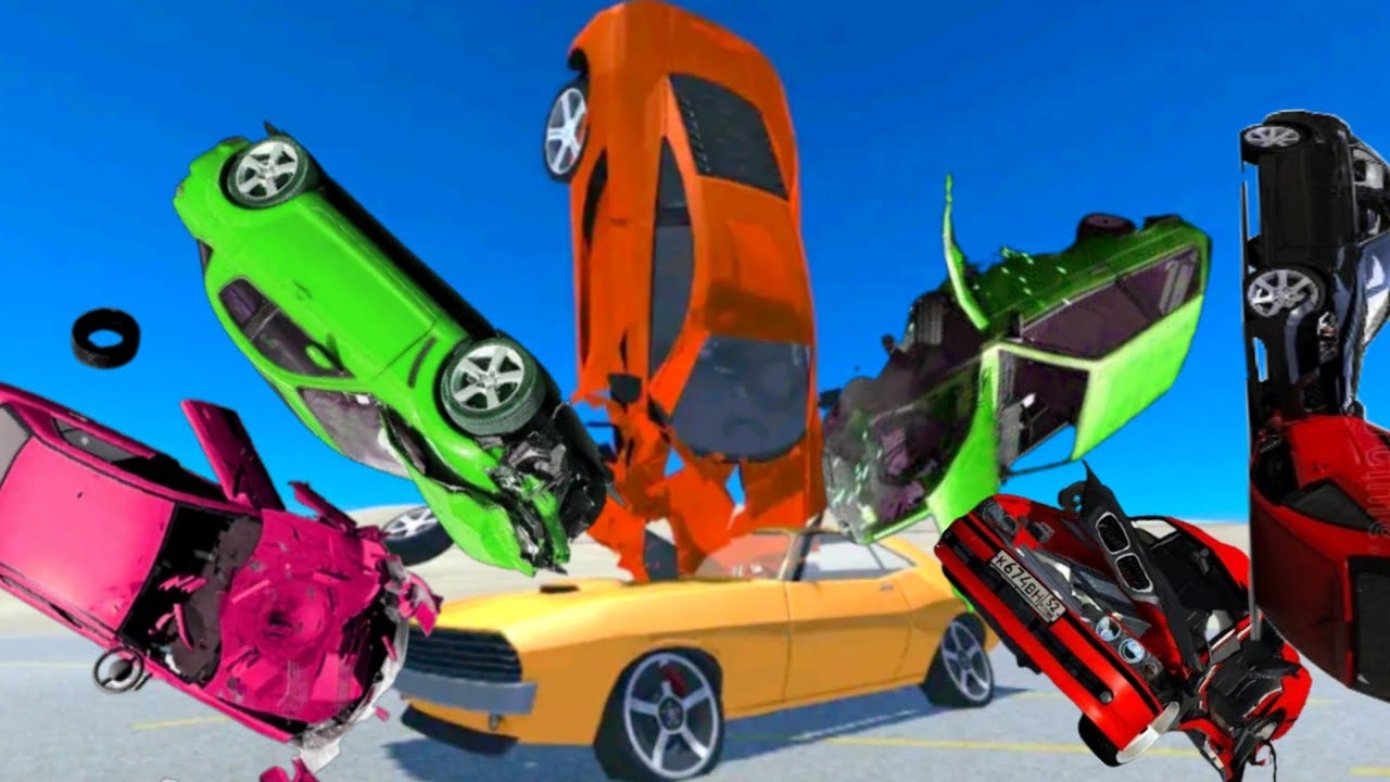 Car Crash games - Beamng Drive - Car crash test Simulatior gameplay #1 ...