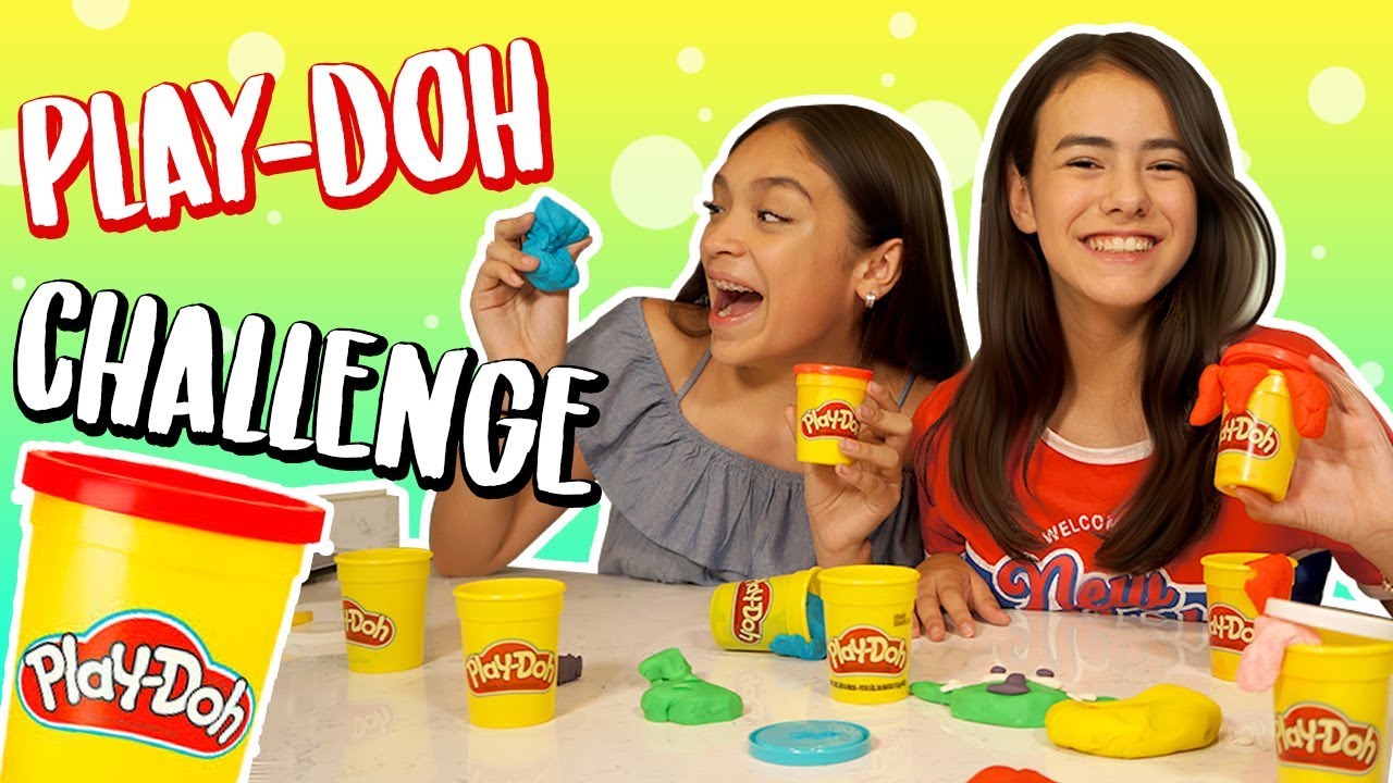 Play Doh Challenge Victoria Bracamonte ft Mía Salinas - YouTube