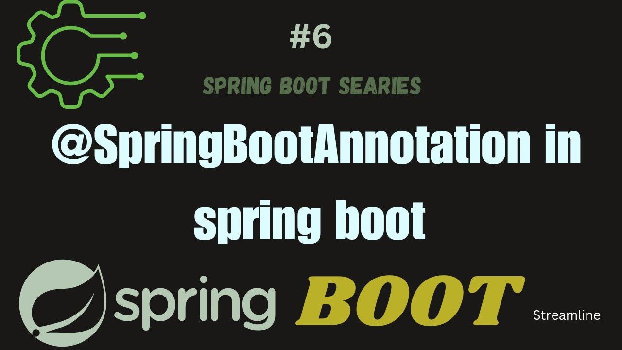 Explain @SpringbBootApplication Annotation in spring boot ? - YouTube