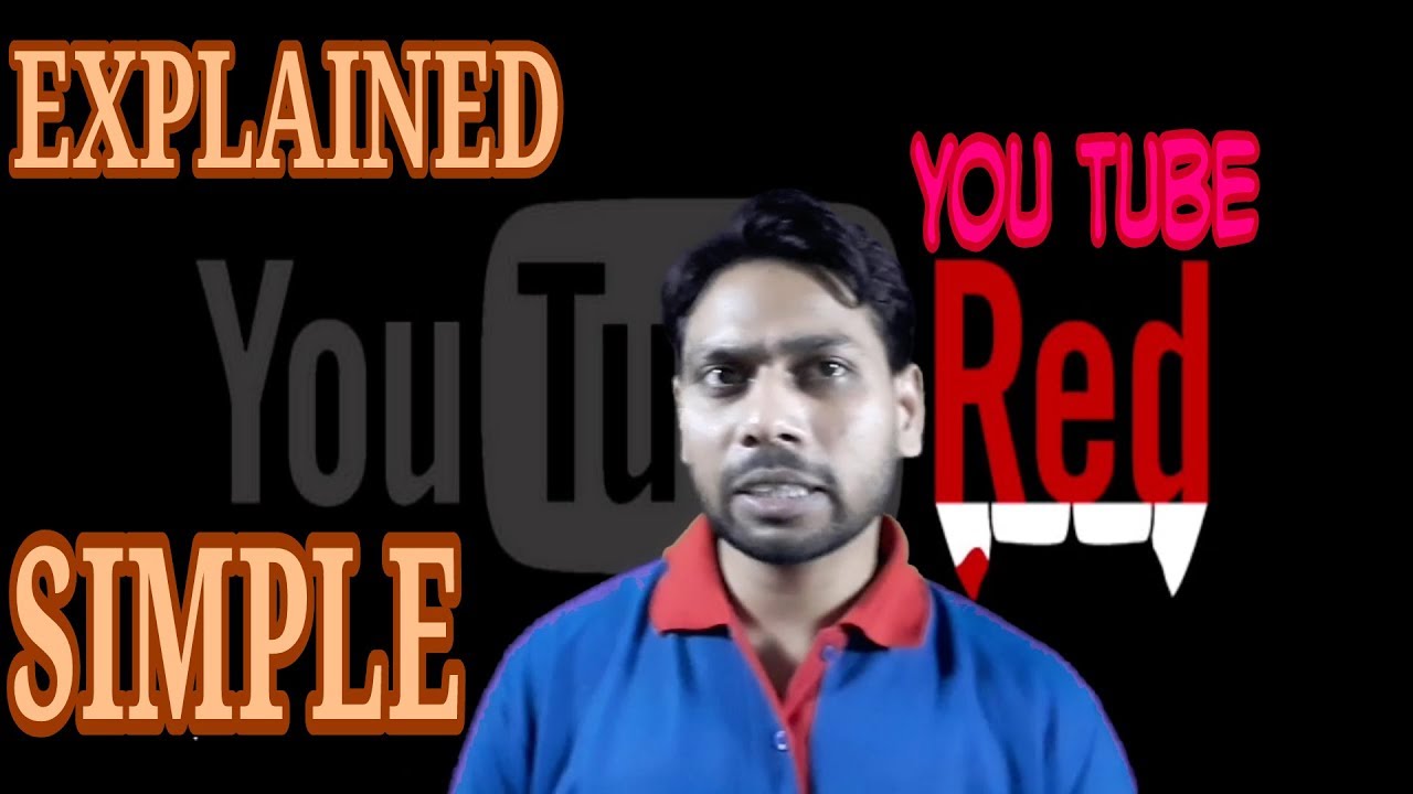 WHAT IS YOUTUBE RED | Explained simple |talk mitra - YouTube
