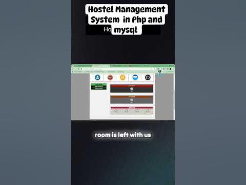 Php Projects ! hostel management system - YouTube