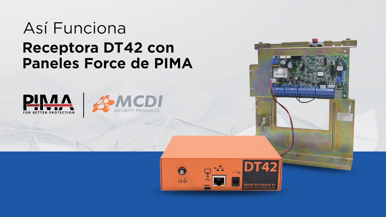 ¡Así Funciona! Receptora DT42 con paneles Force de PIMA - YouTube