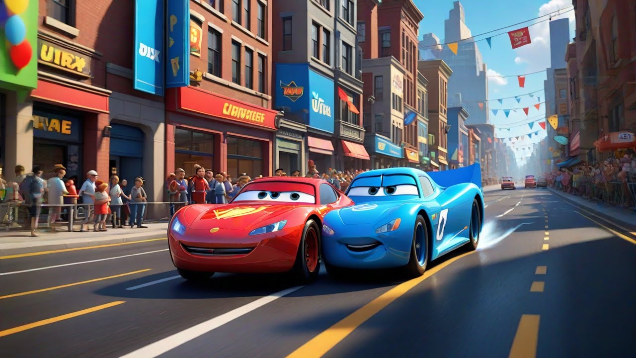 Two Zooming Cars Race Around | Counting Song for Kids | Fun Vehicle ...