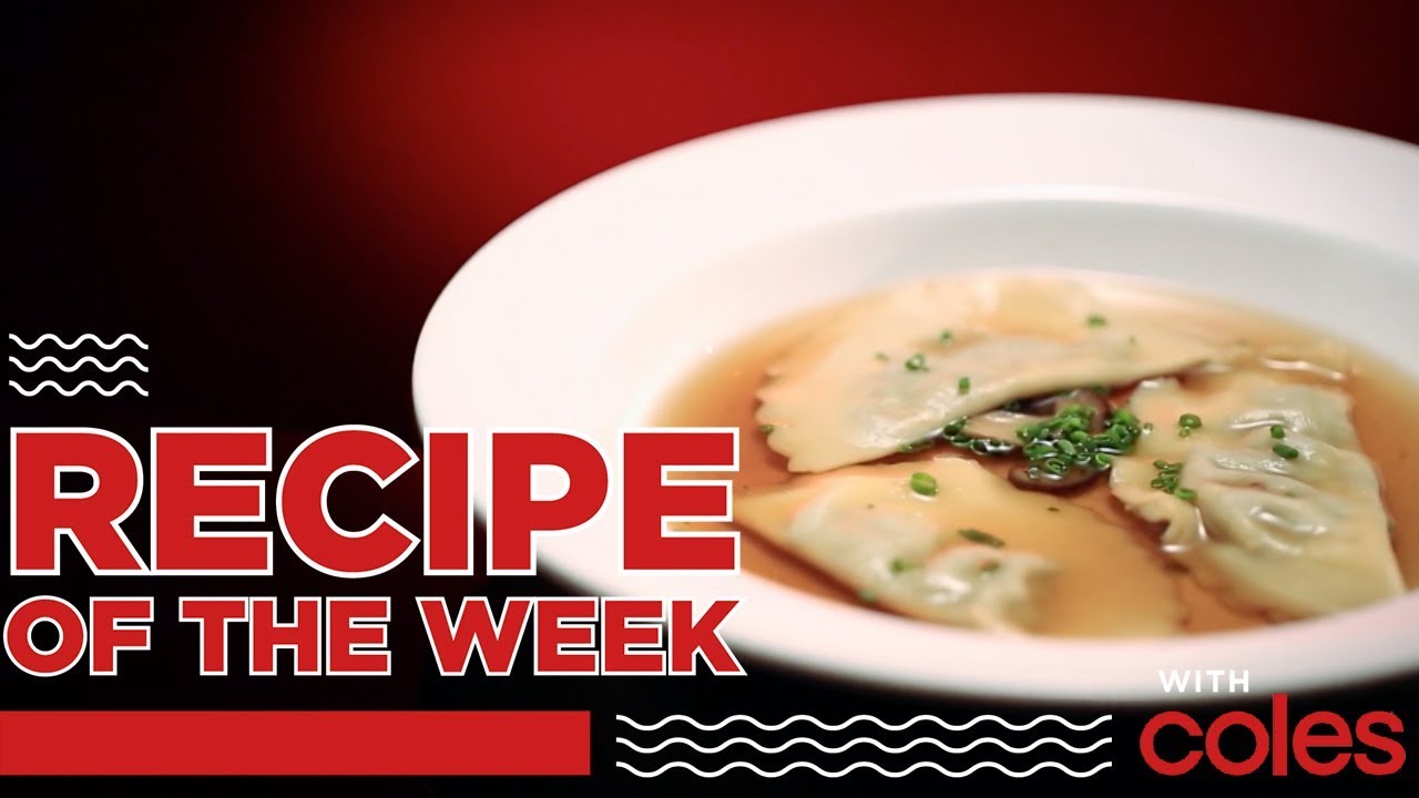 Mushroom Ravioli In Porcini Broth | Recipe Of The Week Brought To You ...