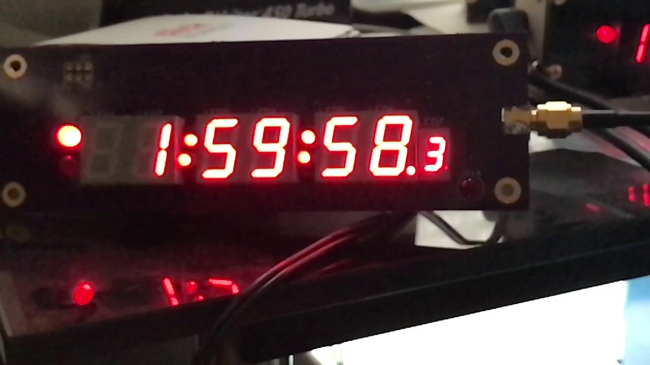 GPS Clock first DST transition - YouTube