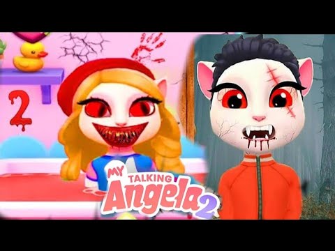 Scary version 💥🚀of My Talking Angela 2! Terrible changes! 👿 - YouTube