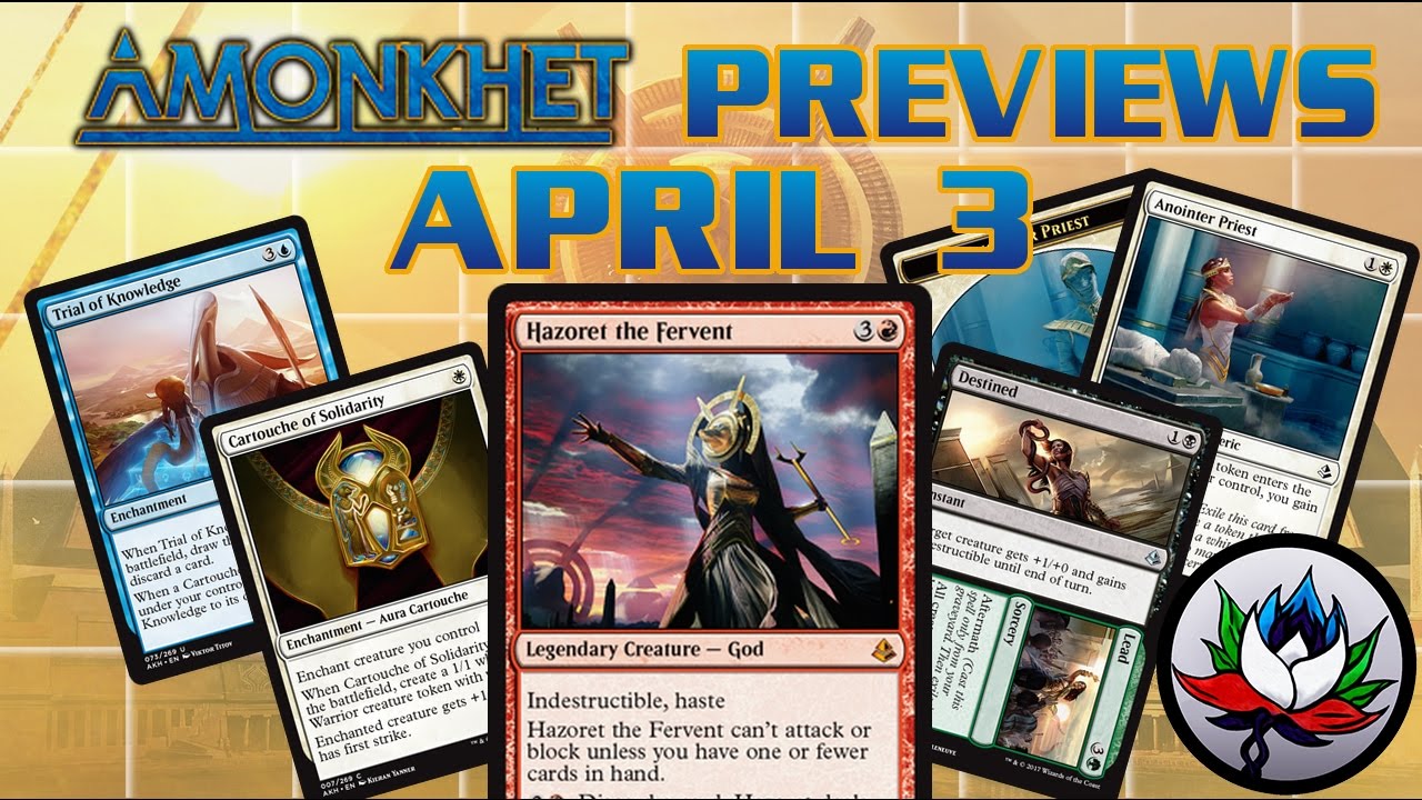 Amonkhet Spoilers: Hazoret the Fervent, Trial of Knowledge, Destined ...