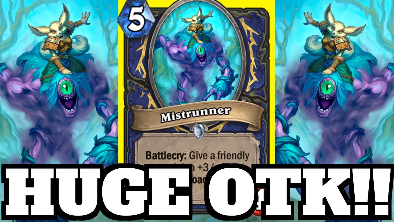 HUGE Buff Shaman OTK! Mistrunner Standard Wombo Combo! | Hearthstone ...