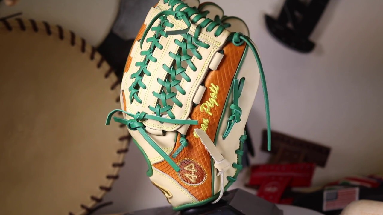 44 Pro Custom Baseball Glove Signature Series Tan Snakeskin Blonde ...