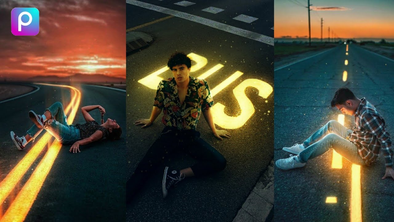 "GLOWING ROAD" Effect Using Picsart | Picsart Tutorial | Photo Editing ...
