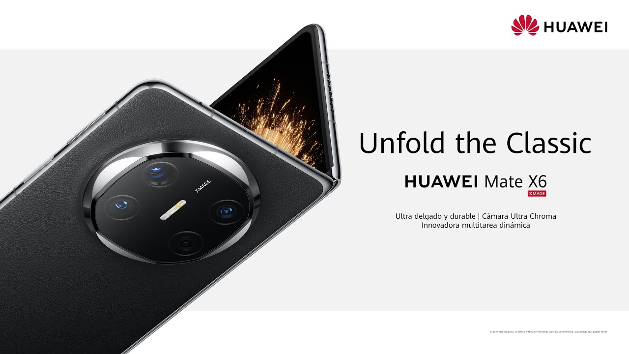 Descubre el nuevo HUAWEI Mate X6 ultra delgado y durable, con cámara ...