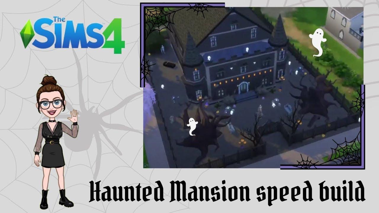 Spooky Sims Build - Halloween Mansion - YouTube