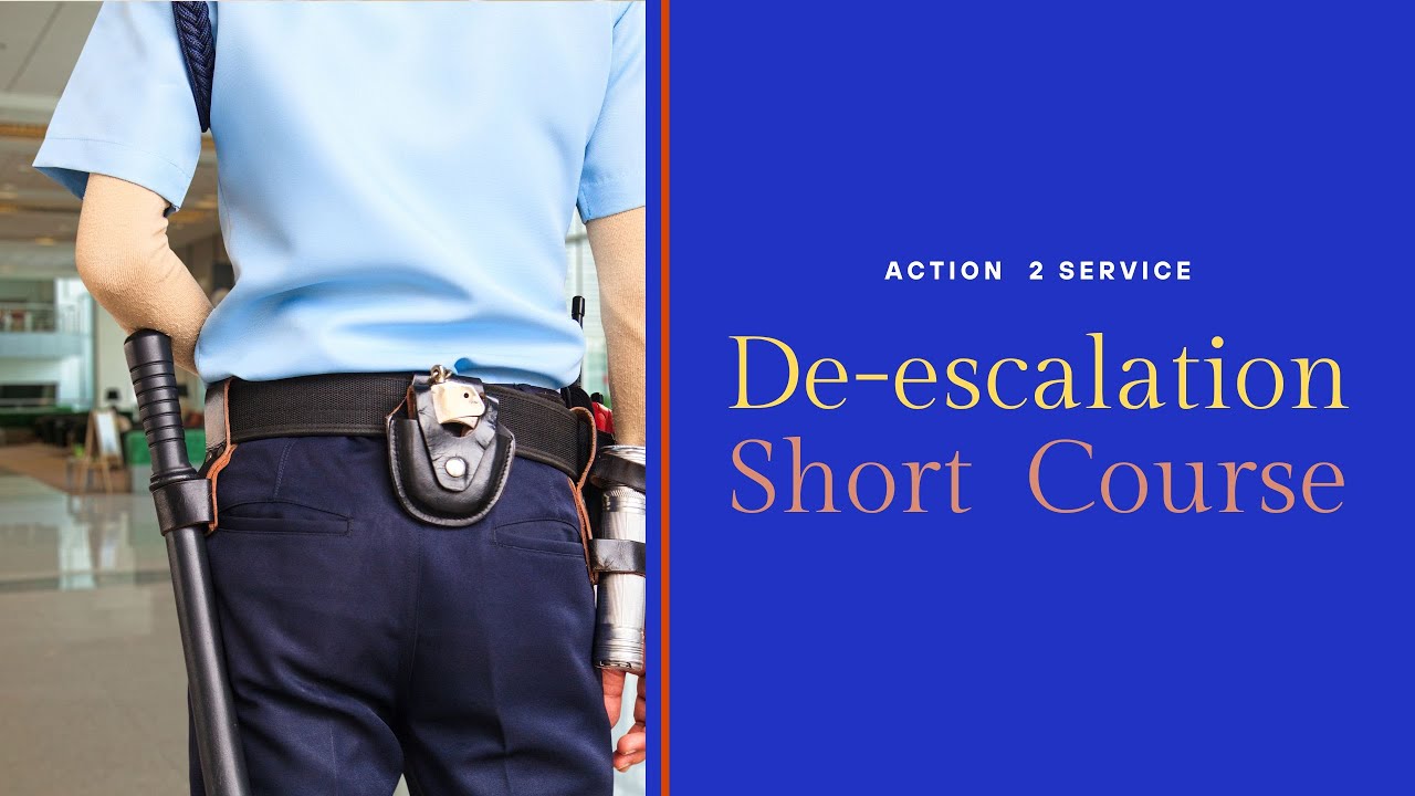 Short Course De-escalation - YouTube