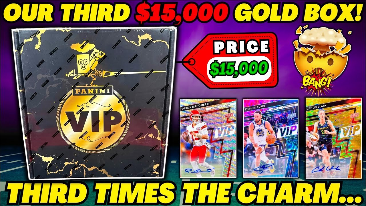 *OPENING THE MOST EXPENSIVE BOX OF SPORTS CARDS!🤯 2025 NATIONAL VIP ...