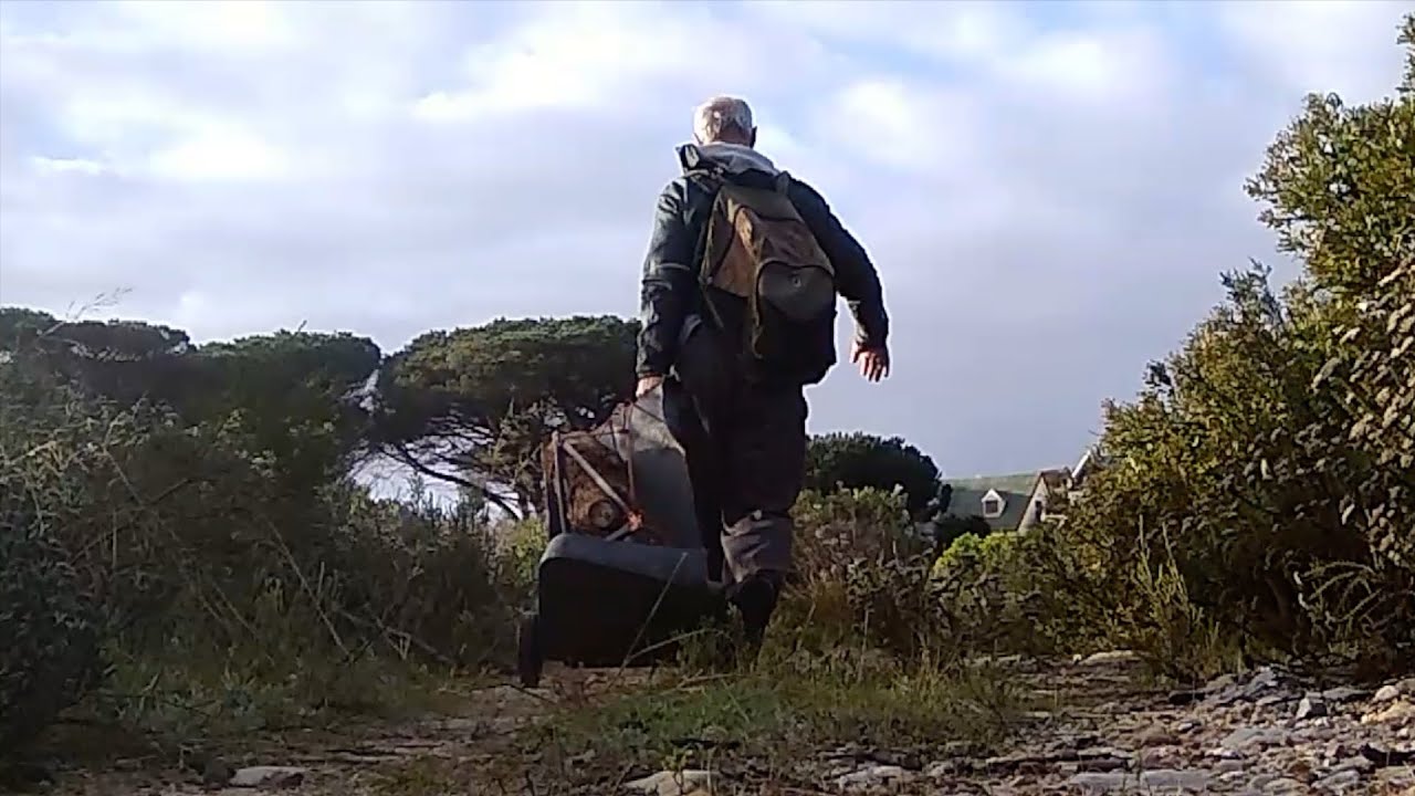 How I get heavy trees home to cut into firewood. - YouTube