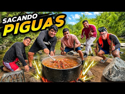 HICIMOS UN CALDO DE LANGOSTAS RECIEN SACADAS DEL RIO CON TIO COKI🦞