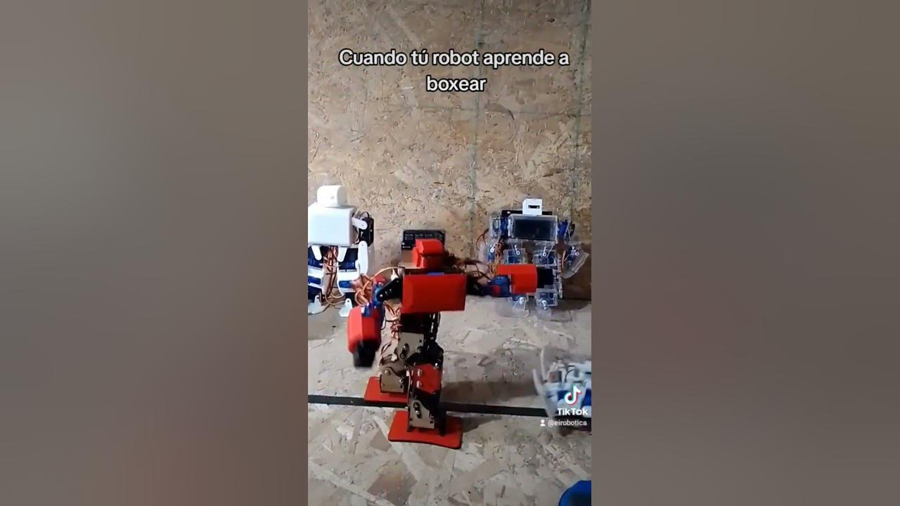 robot boxeador - electrónica - mecánica - robotica - programación - Arduino #arduinoproject ...