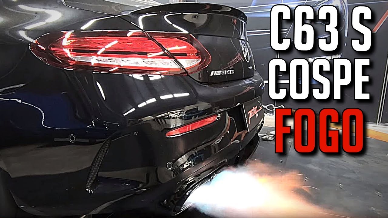 MERCEDES AMG C63 S CUSPINDO FOGO - DIA DIA PITSTOPSHOP| ApC - YouTube