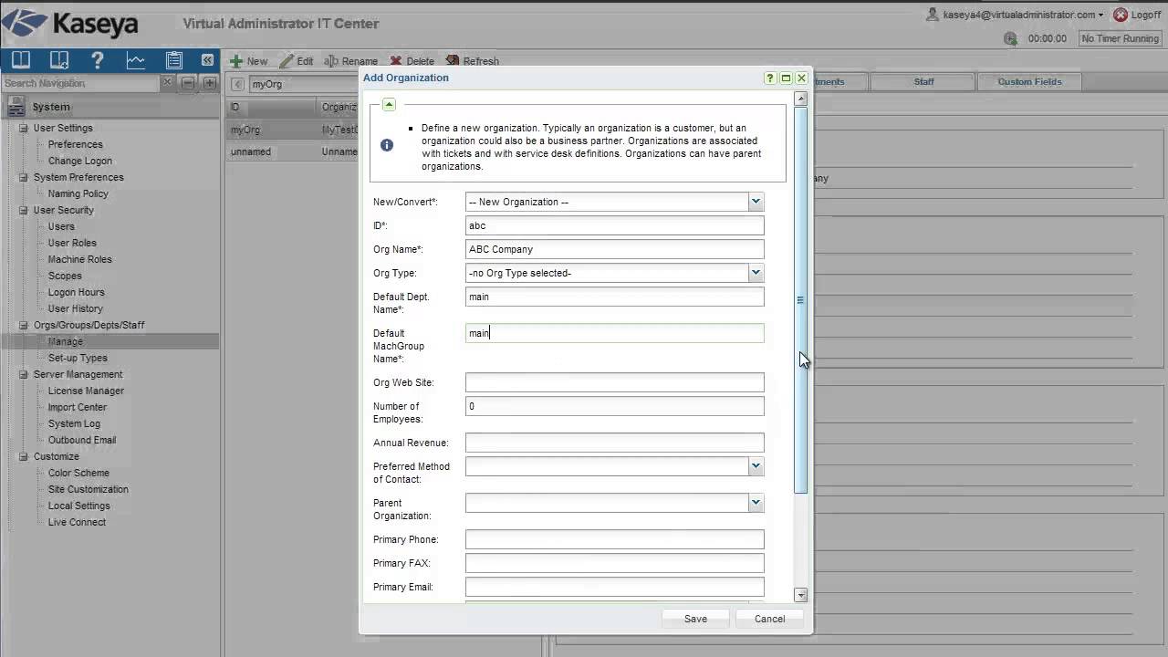 Starting With Kaseya K2 - Managing Machines - YouTube