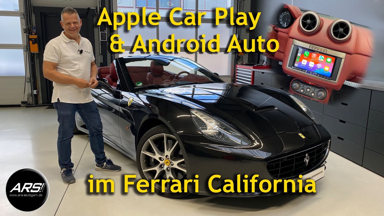 Ferrari California Radiotausch | Toller Sound und neue Medien mit Apple ...