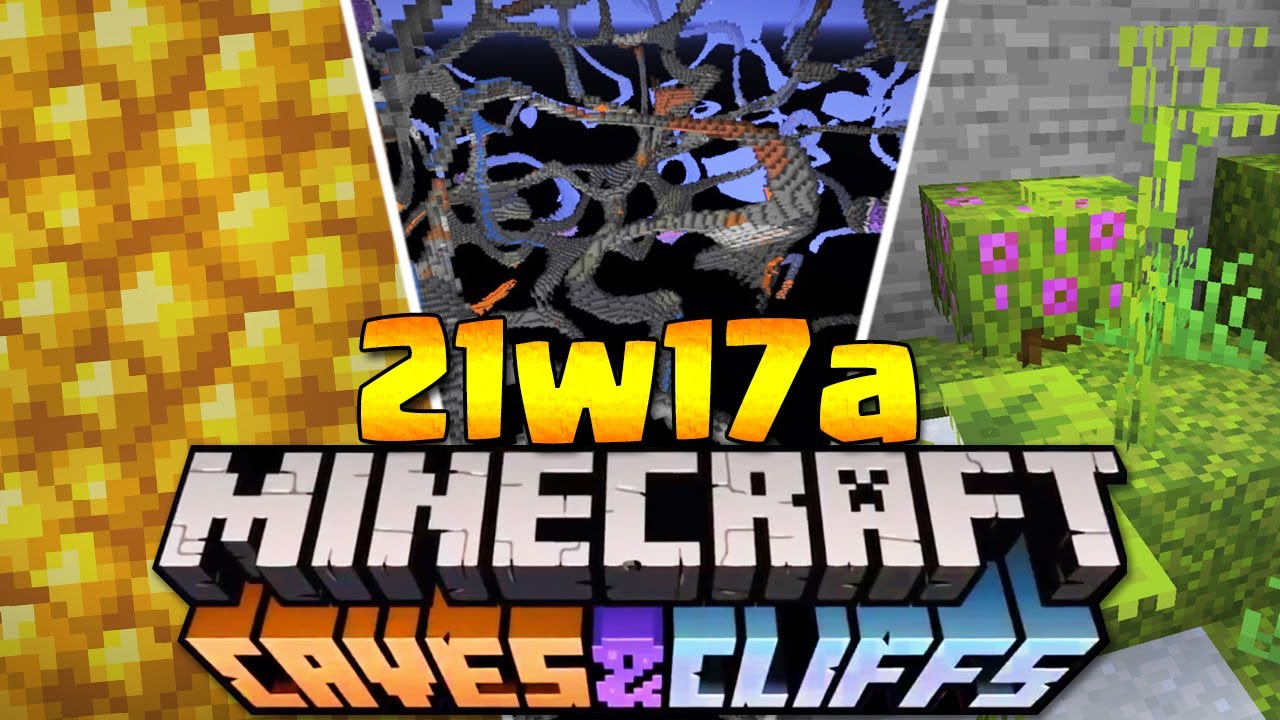 NUOVO TIPO di CAVERNA - Minecraft ITA 1.17 Snapshot 21w17a - YouTube