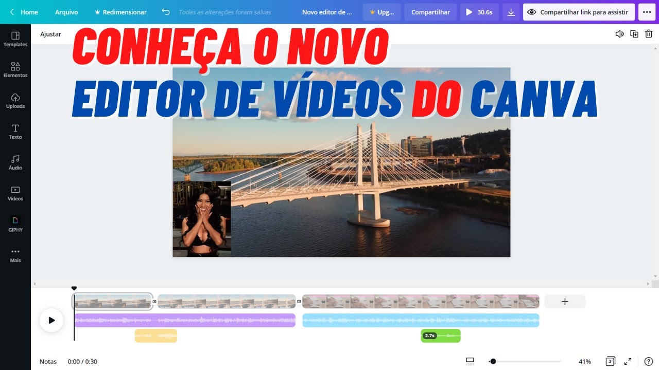 Conheça o novo editor de vídeos do Canva - Agora com timeline - YouTube