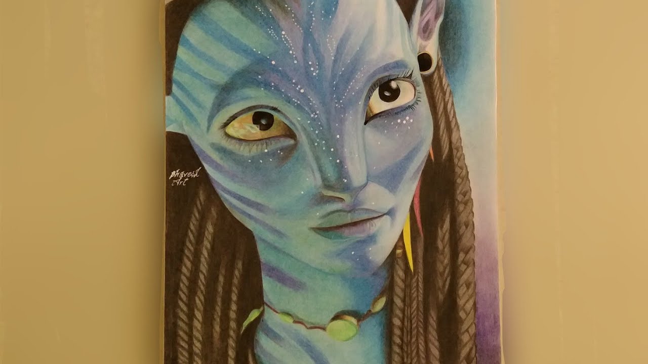 Avatar Drawing || avatar drawing Step by step || Time laps - YouTube