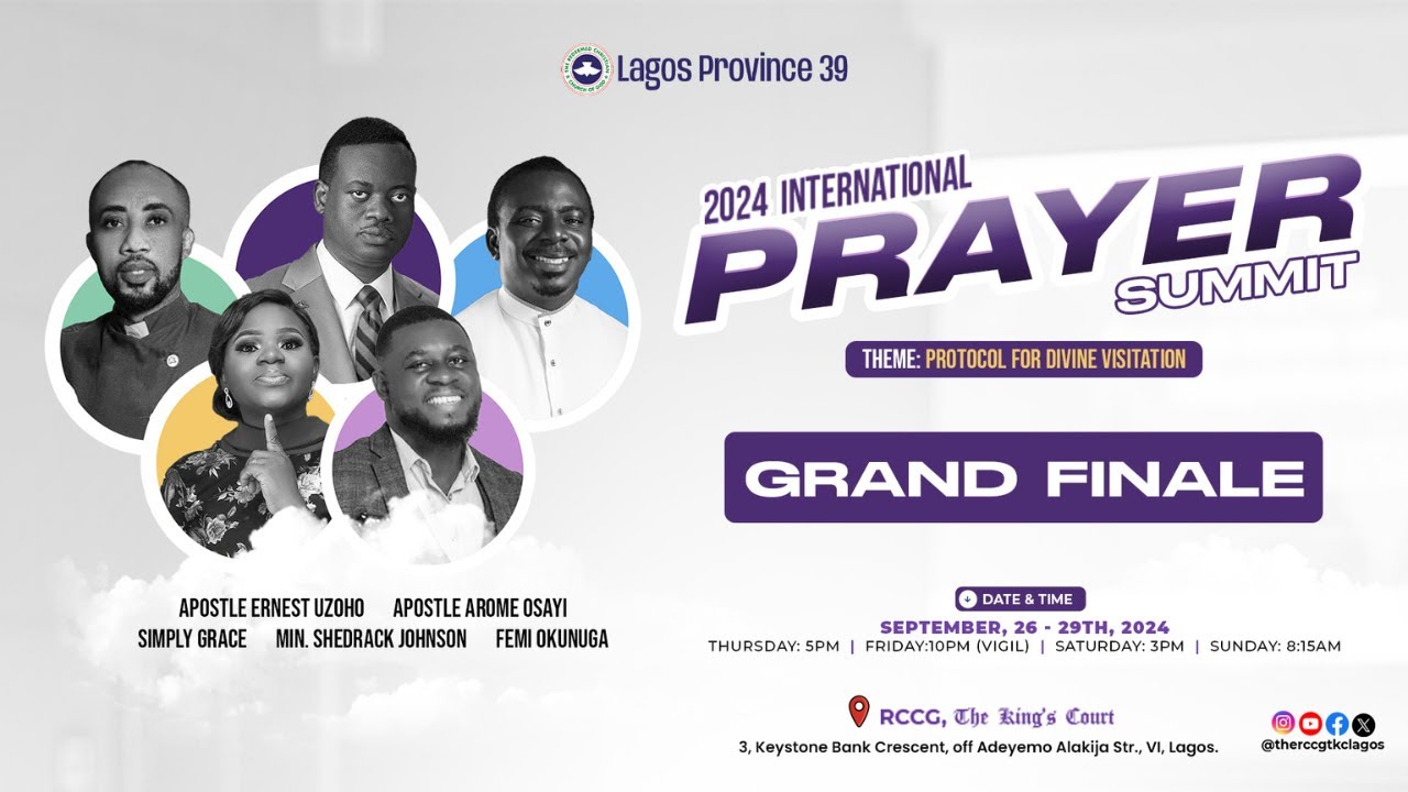 GRAND FINALE | INTERNATIONAL PRAYER SUMMIT 2024 | 29TH SEPTEMBER 2024 ...