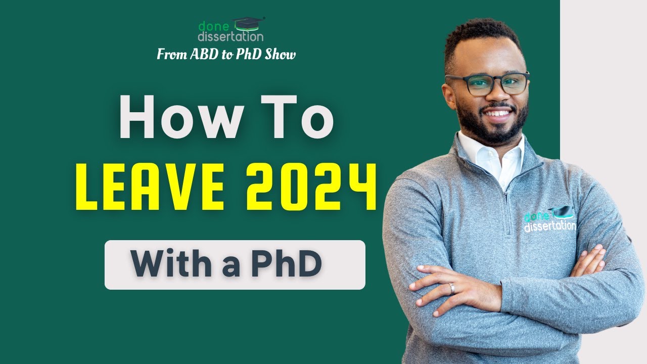 How to Set Yourself Up to Finish Your Dissertation in 2024 - YouTube