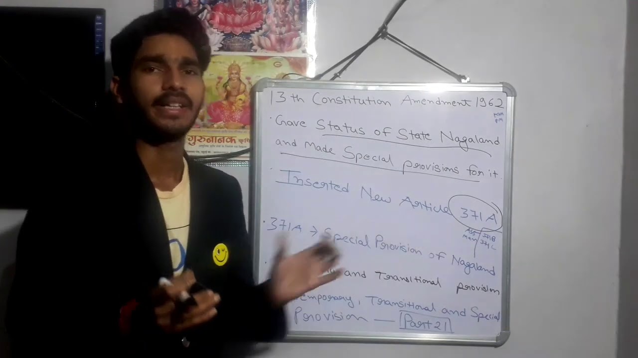 13th constitution amendment act || nagaland state special provision ...