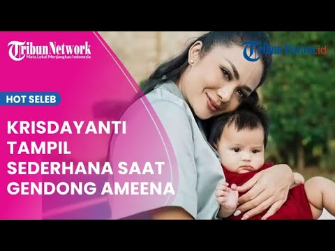 Demi gendong Ameena Krisdayanti Rela Tampil Tanpa Make Up