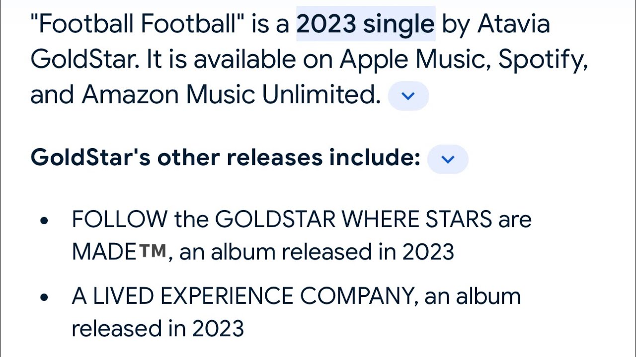 “Football Football” Written & Spoken by Atavia GoldStar - YouTube