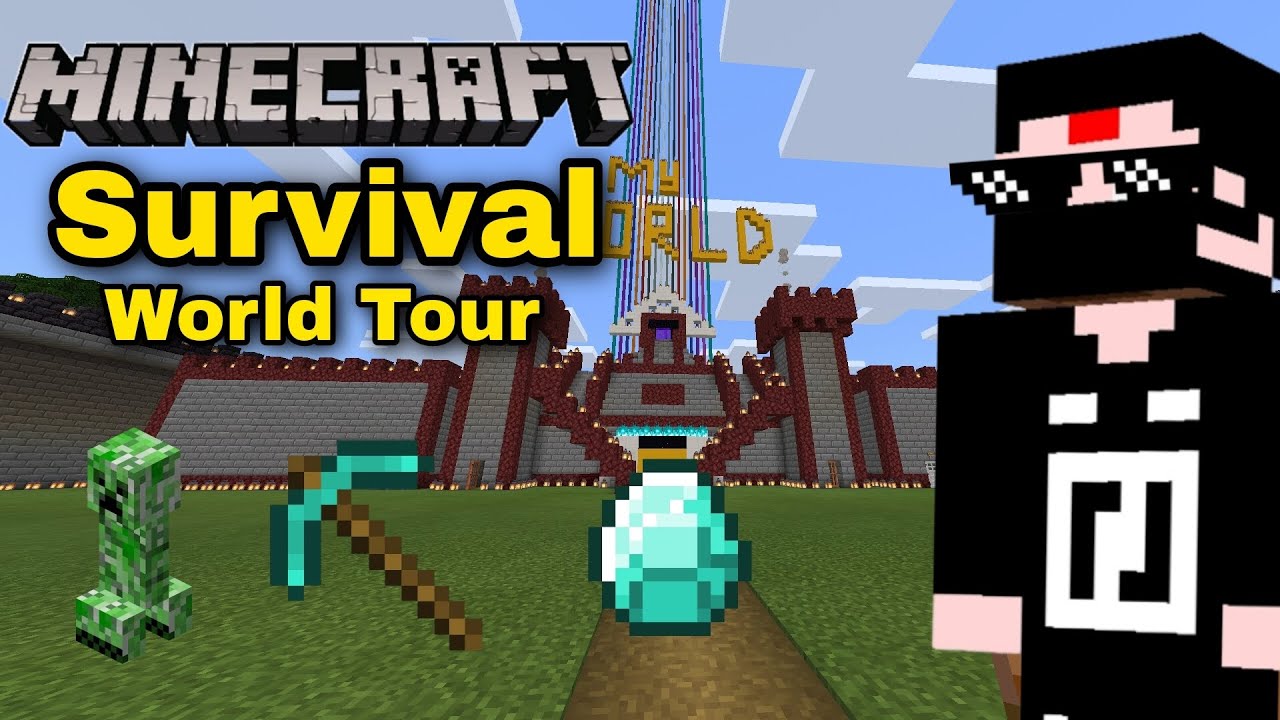 My minecraft world tour. # 1 - YouTube