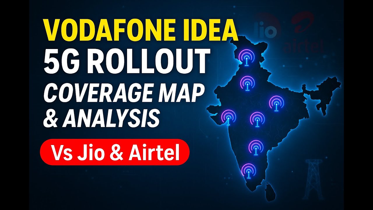 Vodafone Idea 5G Rollout vs Jio & Airtel | Coverage Map & Spectrum ...