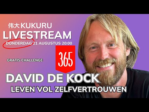 Leven vol zelfvertrouwen🕊️ David de Kock  🌠 - KUKURU LIVEstream ✨