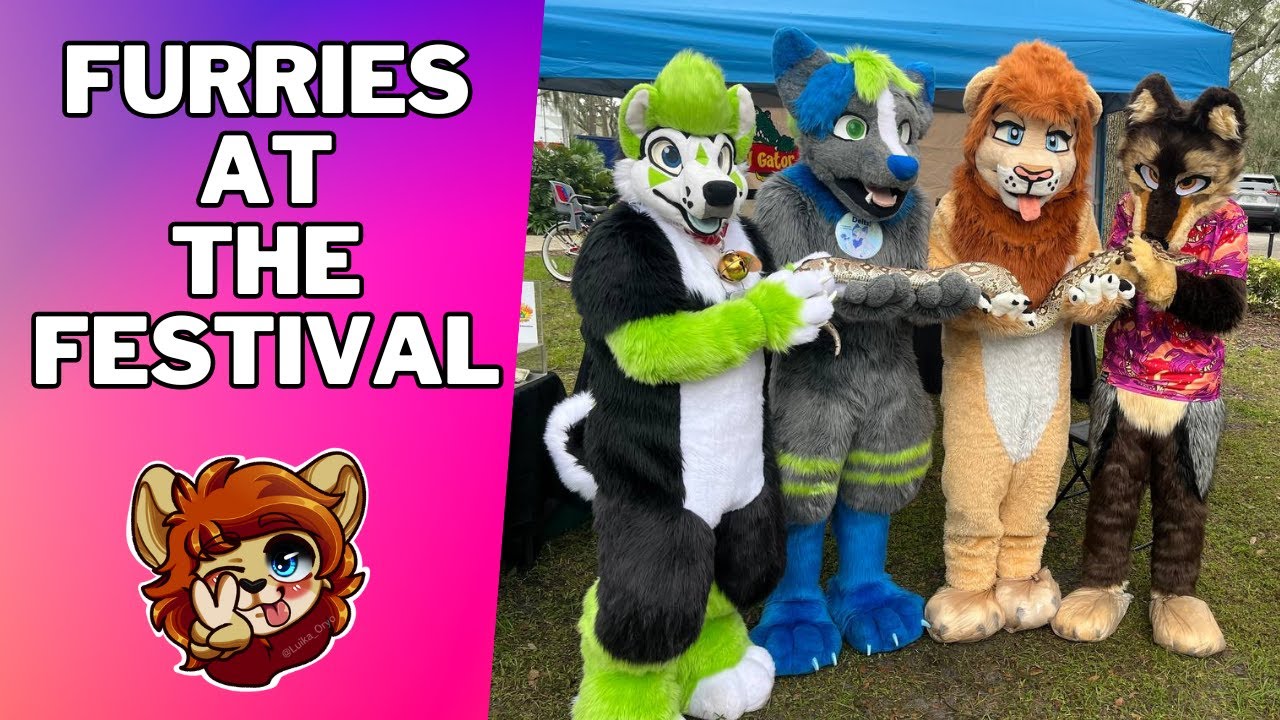 Fursuiting at the Festival - YouTube