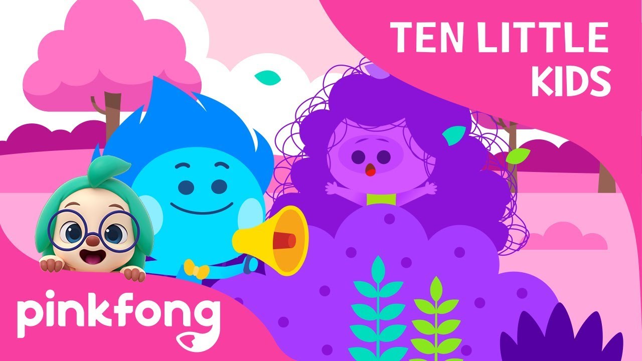 Ten Little Kids’ Hide-and-seek | Ten Little Kids Songs | Pinkfong Songs ...