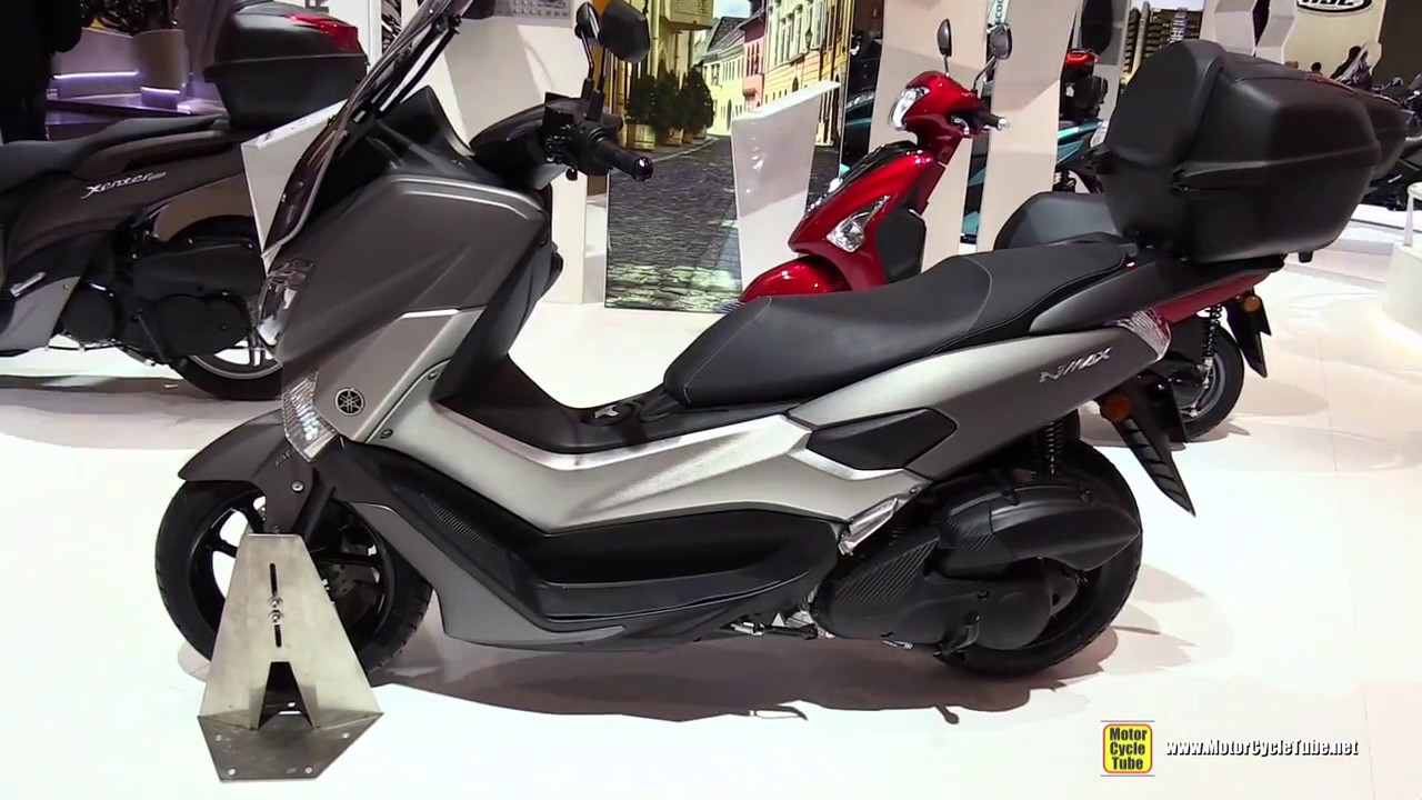 2017 Yamaha NMax 125 Scooter - Walkaround - 2016 EICMA Milan - YouTube