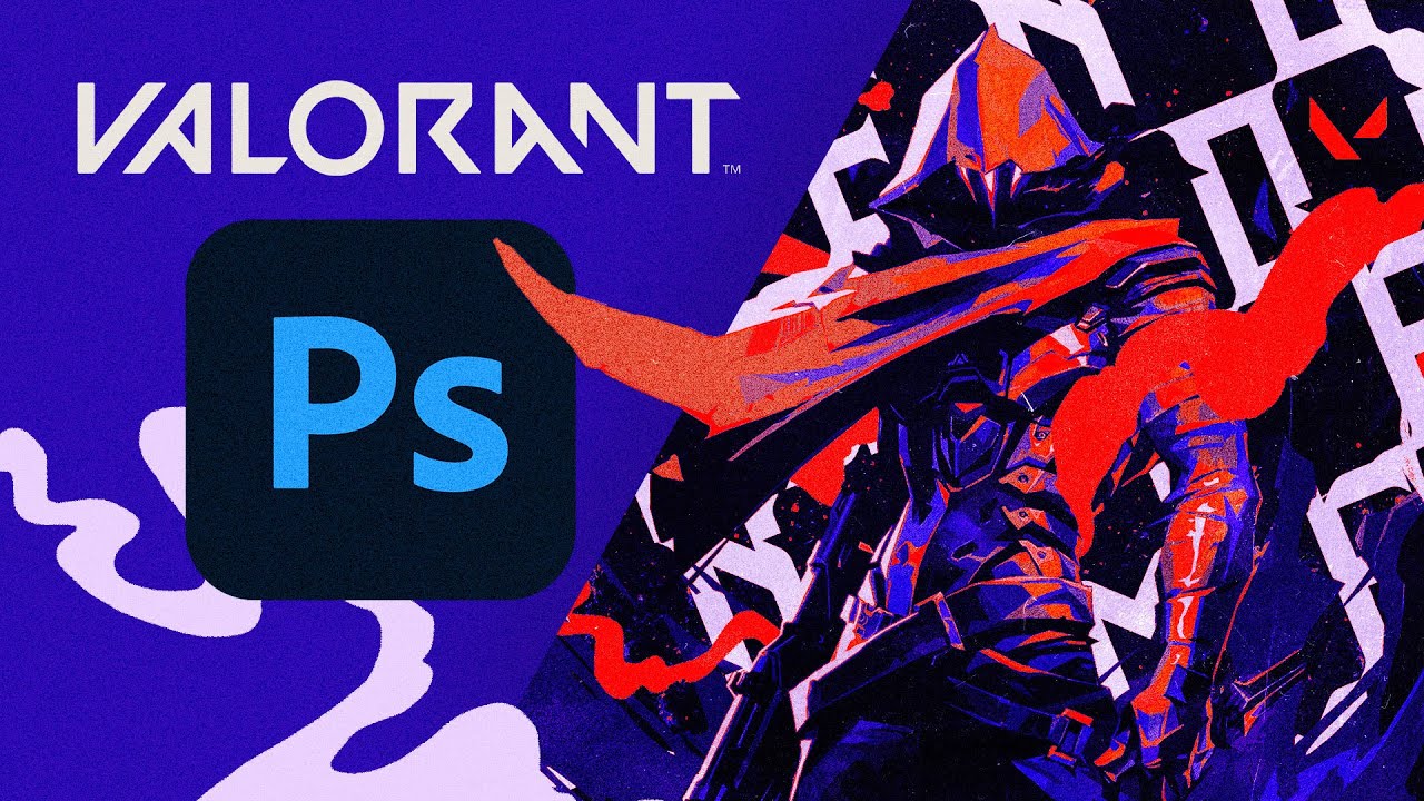 Designing a Valorant Styleframe with 2D Effects - YouTube