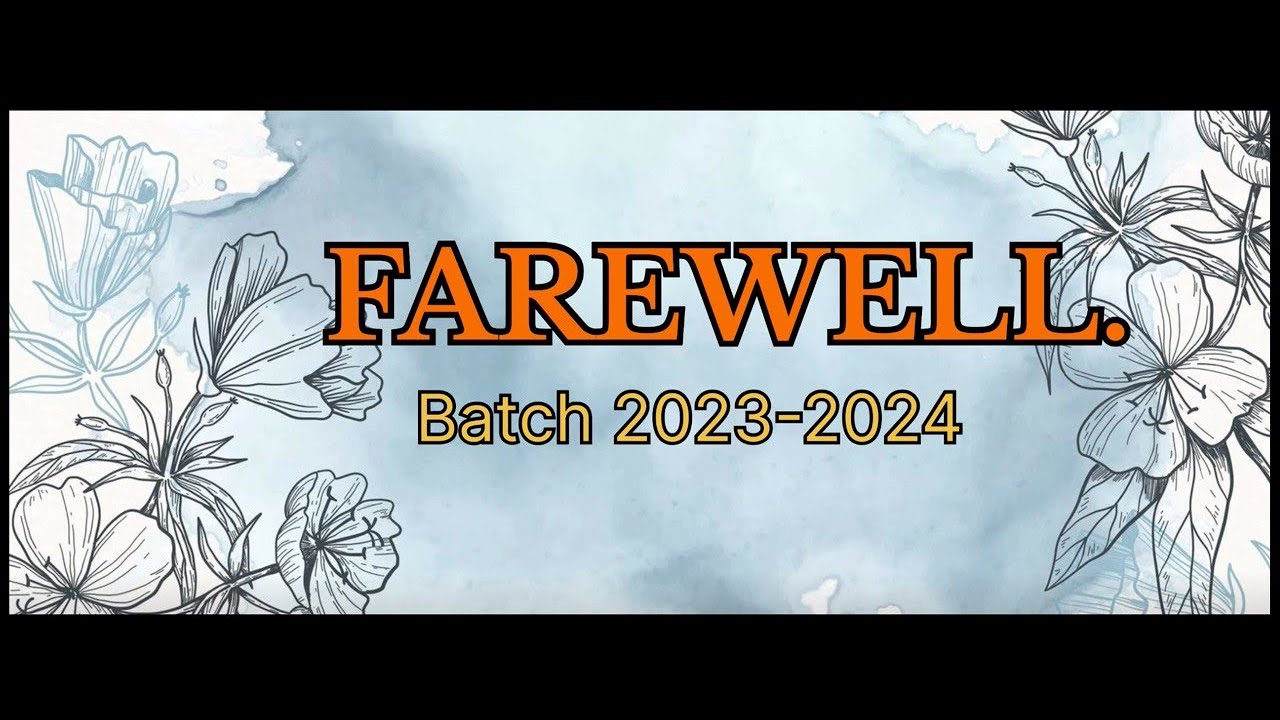 FAREWELL : 2024 - YouTube