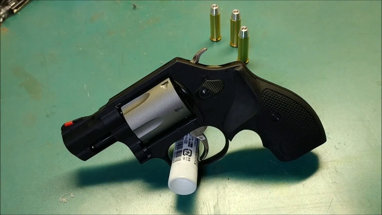 タナカワークス S&W 360PD 紹介 blank gun review - YouTube