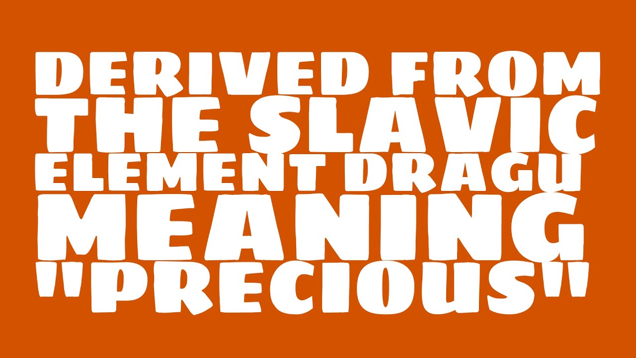 What is the origin of the name Drago? - YouTube