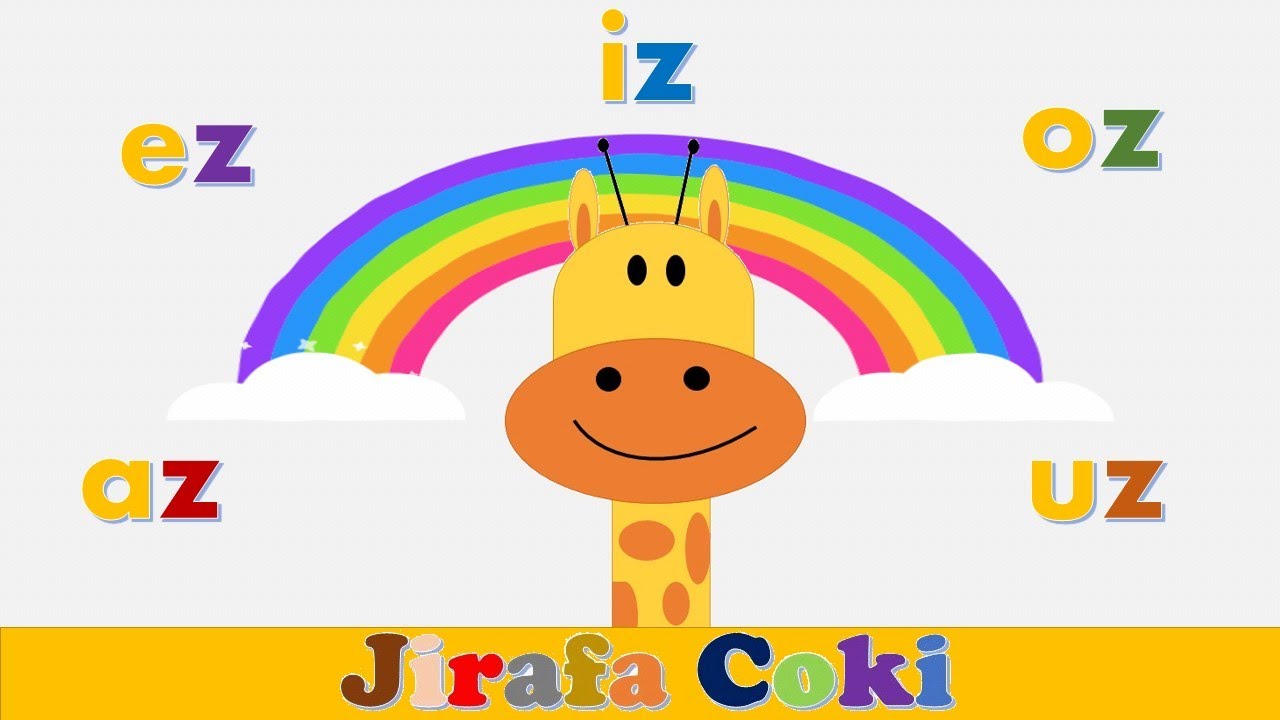 Las sílabas inversas az ez iz oz uz – La Jirafa Coki ☺ videos ...
