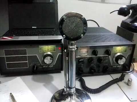 DRAKE TR4CW INRAD AM FILTER - TEST BY PY2KWO - YouTube