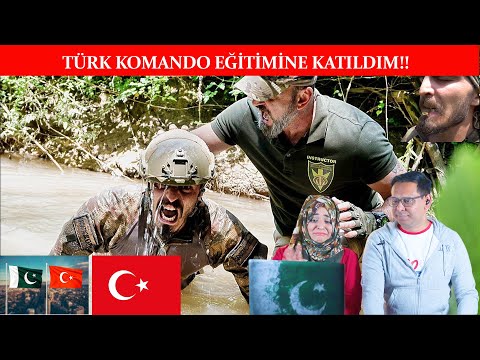 TÜRK KOMANDO EĞİTİMİNE KATILDIM!! | Pakistani Reaction | Subtitles