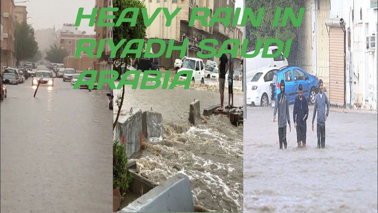 Heavy Rain in Riyadh city Saudi Arabia // Raining in Riyadh # ...