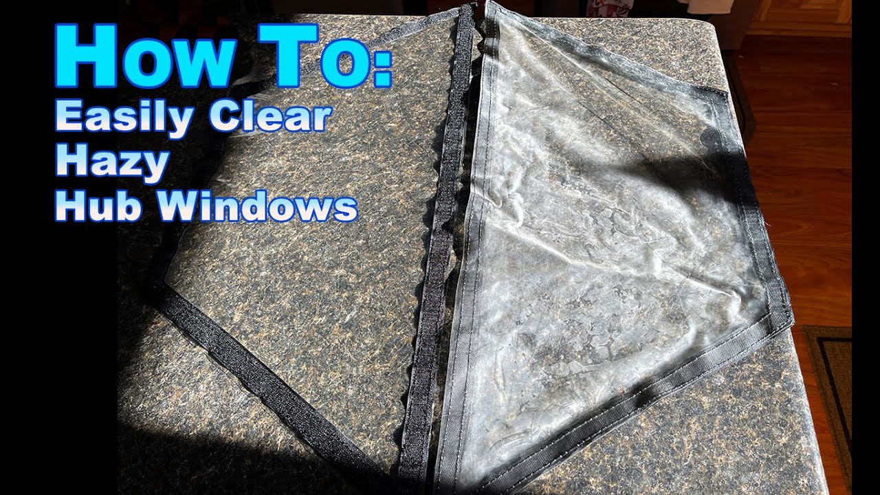 How To: Easily Clear Hazy Hub Windows- Otter, Clam, Eskimo, Etc. - YouTube