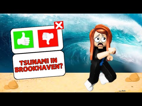 I SURVIVED a TSUNAMI in Brookhaven RP! 🌊 | Roblox - YouTube